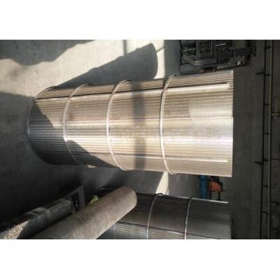 China SS 316L Rotating Drum Screen , Wire Cylinder Basket 1.0 Mm Slot Size for sale