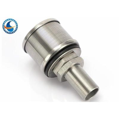 China Ss316l 1.5m3/H Flow Wedge Wire Screen Nozzle For Water Treatment for sale
