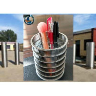 China Durable Stainless Steel Inverted Wedge Wire Screen For Water / Oil Well for sale