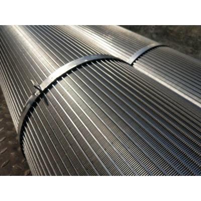 China High Mechanical Strength Reverse Wedge Wire Screen Pipe With Reinforcing Rib for sale