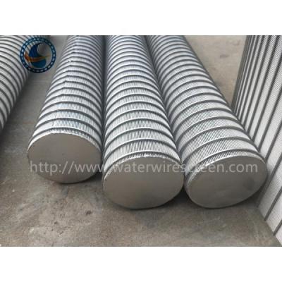 China CE ID100mm Ss Reverse Wedge Wire Screen With Blind Plate Ends for sale
