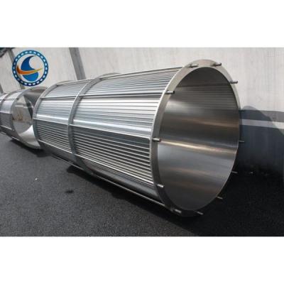 China 201 Stainless Steel Profile Reusable 25u Reverse Wedge Wire Screen Filter Element for sale