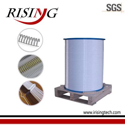 China China factory,  0.70-2.00mm  Nylon Coated wire for notebook binding, calendar hanger, hook and eye for sale