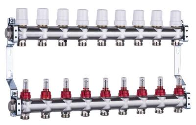 China Art 800 N Bamboo shape tube hot water radiant floor heating separator for central heating installation for sale