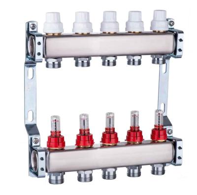 China Art 700 N5 Square main tube warm up radiant floor heating manifolds for sale