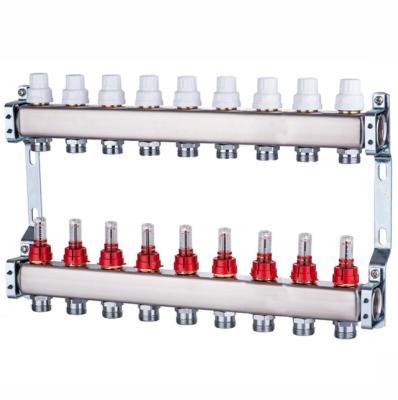 China Art 700 N9 Square main tube warm up radiant floor heating manifolds for sale