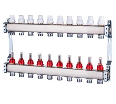 China Art 700 N10 Square main tube warm up radiant floor heating manifolds for sale