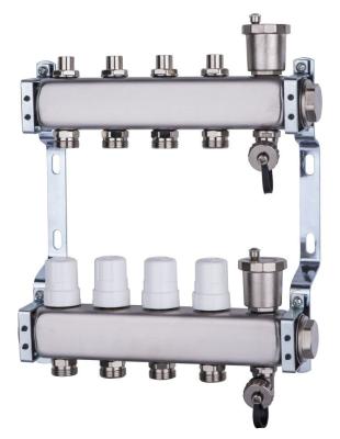 China Art 700 N4+1g Flow meter 304 ss manifolds with last loop for screw adjustable air vent and drain down for sale