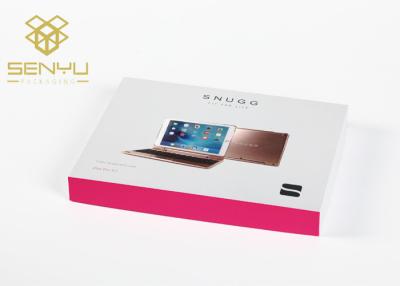 Cina Scatola di cartone ondulata bianca d'imballaggio della carta riciclata prodotto elettronico con la maniglia di plastica in vendita