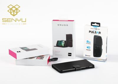 Cina Scatola d'imballaggio mobile di Accessoreis della scatola di carta di Bookshaped per la cassa del cuoio di Iphone in vendita