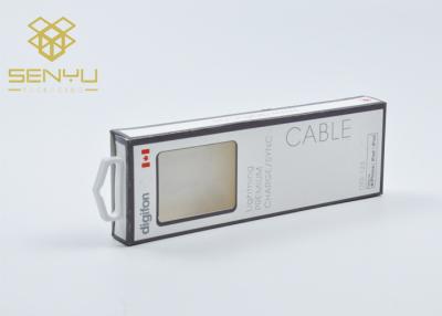 Cina accessori del telefono stampati abitudine della carta 350g che imballano con la chiara finestra in vendita