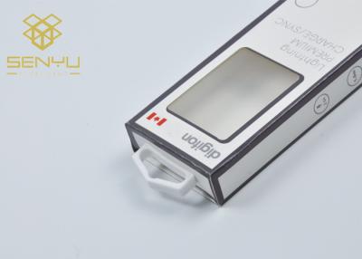 中国 350gペーパー明確な窓と包む習慣によって印刷される電話付属品 販売のため