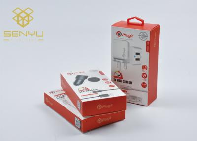 Cina Contenitore d'imballaggio di carta di cavo di USB della scatola con il vassoio della bolla, imballaggio mobile degli accessori in vendita