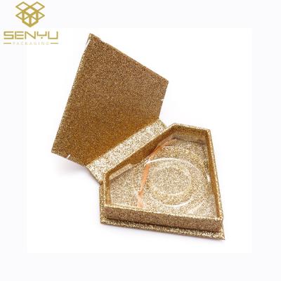 Cina Pacchetto cosmetico d'imballaggio del prodotto del contenitore di ciglio falso di forma del diamante con l'inserzione della bolla in vendita