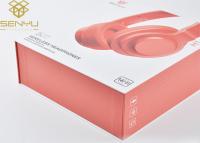 China Magnetic Closure Foldable Bluetooth Headset Box Headphone Packaging Box for sale