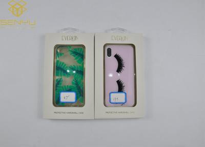 Cina pacchetto bianco di caso del telefono cellulare del cartone 350gsm per la scatola di carta di iphone x in vendita
