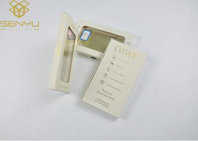 Cina pacchetto bianco di caso del telefono cellulare del cartone 350gsm per la scatola di carta di iphone x in vendita