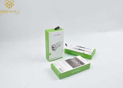Cina Contenitore di carta su ordinazione di imballaggio al dettaglio con UV per la linea di data del cavo di dati di USB contenitore di pacchetto in vendita