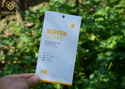 Cina Scatola d'imballaggio del protettore dello schermo di Grey Paper Board Tempered Glass in vendita
