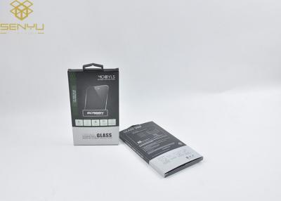 Cina Il pacchetto su ordinazione dell'affissione a cristalli liquidi inscatola la scatola d'imballaggio del protettore dello schermo temperata vetro del telefono cellulare in vendita