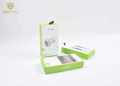 Cina Accessori mobili verdi che imballano il caricatore dell'automobile che imballa con l'inserzione della bolla in vendita