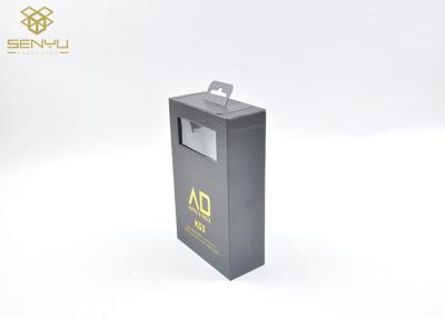 Cina Imballaggio mobile nero/contenitore d'imballaggio trasduttore auricolare del fondo e del coperchio degli accessori in vendita