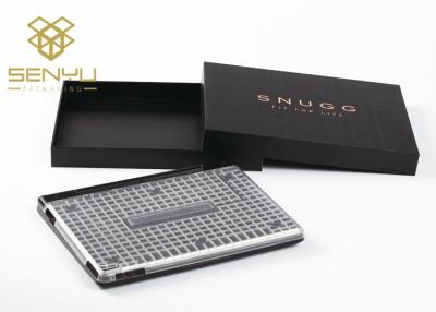 Cina Bordo del duplex della carta del nero del coperchio d'imballaggio del contenitore di tastiera posteriore di Grey e della scatola bassa in vendita