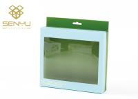 China Paper Window Box Packaging / Hanger Cardboard Box With Plastic Window for sale
