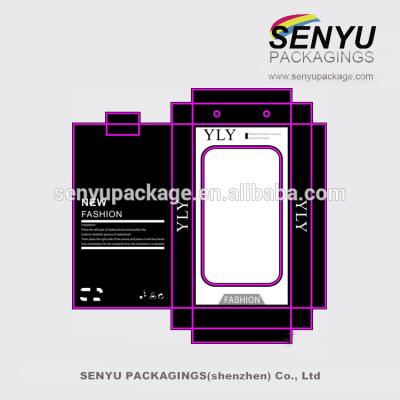 中国 プラスチック窓が付いている注文の印刷サービスのペーパー包装のペーパー電話ゲームのカード箱 販売のため