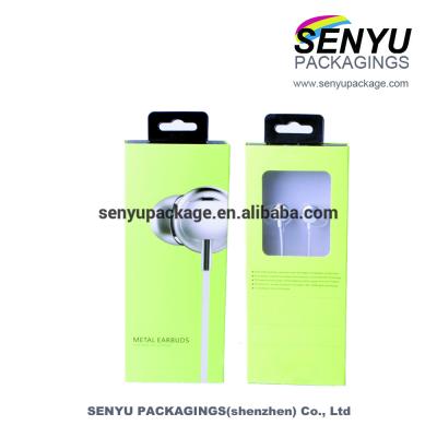 Cina Progetti il cavo della data di USB/scatola per il cliente d'imballaggio di elettronica con la chiara finestra del PVC in vendita
