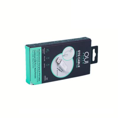 Cina Accessori mobili di carta che imballano scatola con la laminazione lucida d'attaccatura del gancio in vendita