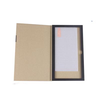 China Custom Oem Recyclable Kraft Custom Printed Tempered Glass Screen Protector Retail Packaging Box for sale