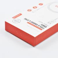 China Clear Window Box Packaging / Paper Retail Usb Data Cable Box Packing for sale