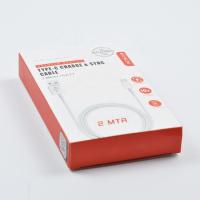 China Clear Window Box Packaging / Paper Retail Usb Data Cable Box Packing for sale