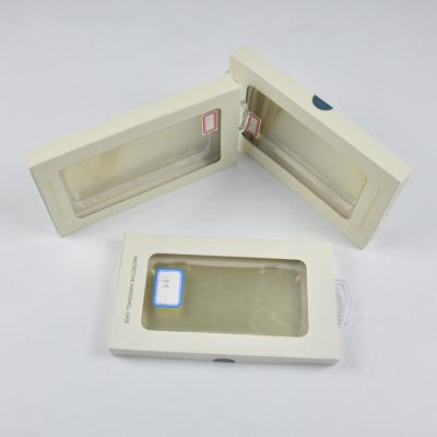 Cina Contenitore d'imballaggio di caso del telefono cellulare con la chiara finestra del PVC dell'ANIMALE DOMESTICO in vendita