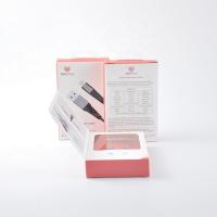 China Gift White Card Paper Mobile Accessories Packaging / Usb Data Cable Packaging Box for sale