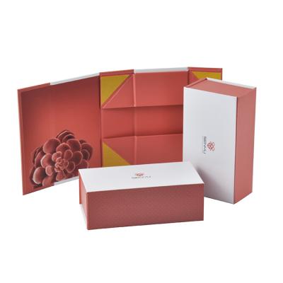 Cina Contenitore di regalo rigido pieghevole di vendita caldo del gancio del pacchetto di vibrazione di progettazione con magnetico in vendita