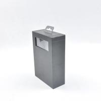 China Black Window Box Packaging / Earphone Cardboard Box With Window Lid for sale