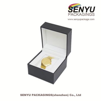 Cina Piccoli contenitori di gioielli del cartone che imballano/contenitore d'imballaggio di orologio con il cuscino in vendita