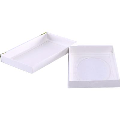 Cina Contenitore di pacchetto dell'asciugamano di carta di colore pieno della scatola di carta con la finestra in vendita