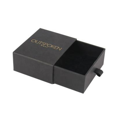 Cina L'immagazzinamento in d'imballaggio nero il contenitore di carta di cartone/il contenitore regalo del cassetto ha personalizzato la forma in vendita