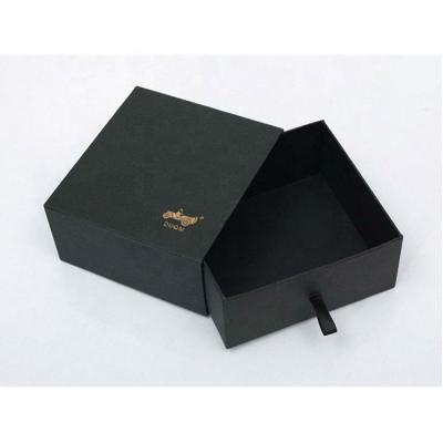 Cina L'immagazzinamento in d'imballaggio nero il contenitore di carta di cartone/il contenitore regalo del cassetto ha personalizzato la forma in vendita