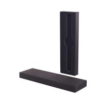 China Rectangle Black Gift Watch Kraft Paper Box Sponge Protective for sale