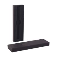 China Rectangle Black Gift Watch Kraft Paper Box Sponge Protective for sale