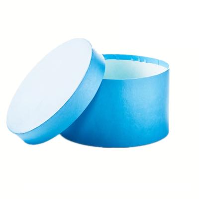 China De Buis die van het douanekarton Blauwe Kleurensteen verpakken eindigt om het Pak van de Cilindergift Te koop