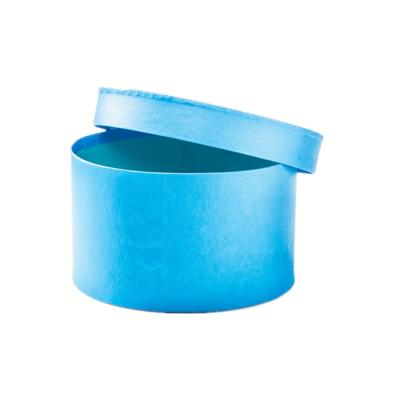 China De Buis die van het douanekarton Blauwe Kleurensteen verpakken eindigt om het Pak van de Cilindergift Te koop