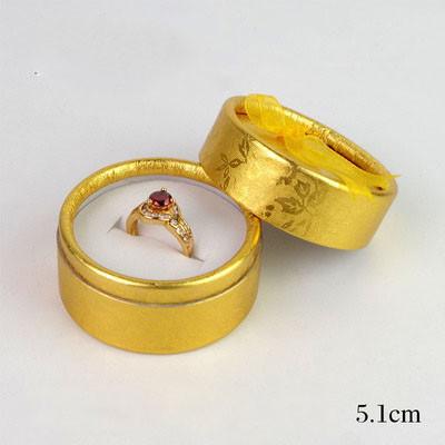 Cina Piccolo rivestimento UV rotondo del contenitore di gioielli del regalo o verniciare imballaggio su misura in vendita