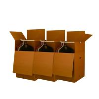 China Durable Corrugated Shipping Boxes / Stackable Carton Paper Box For Moving for sale