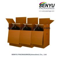 China Durable Corrugated Shipping Boxes / Stackable Carton Paper Box For Moving for sale