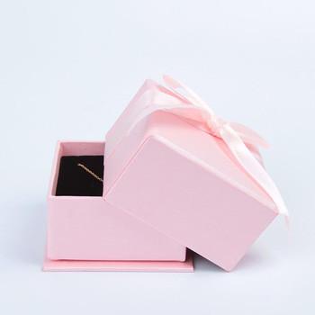 中国 カスタマイズされるペーパー リング ネックレスの水晶宝石箱のパッケージの白い色 販売のため